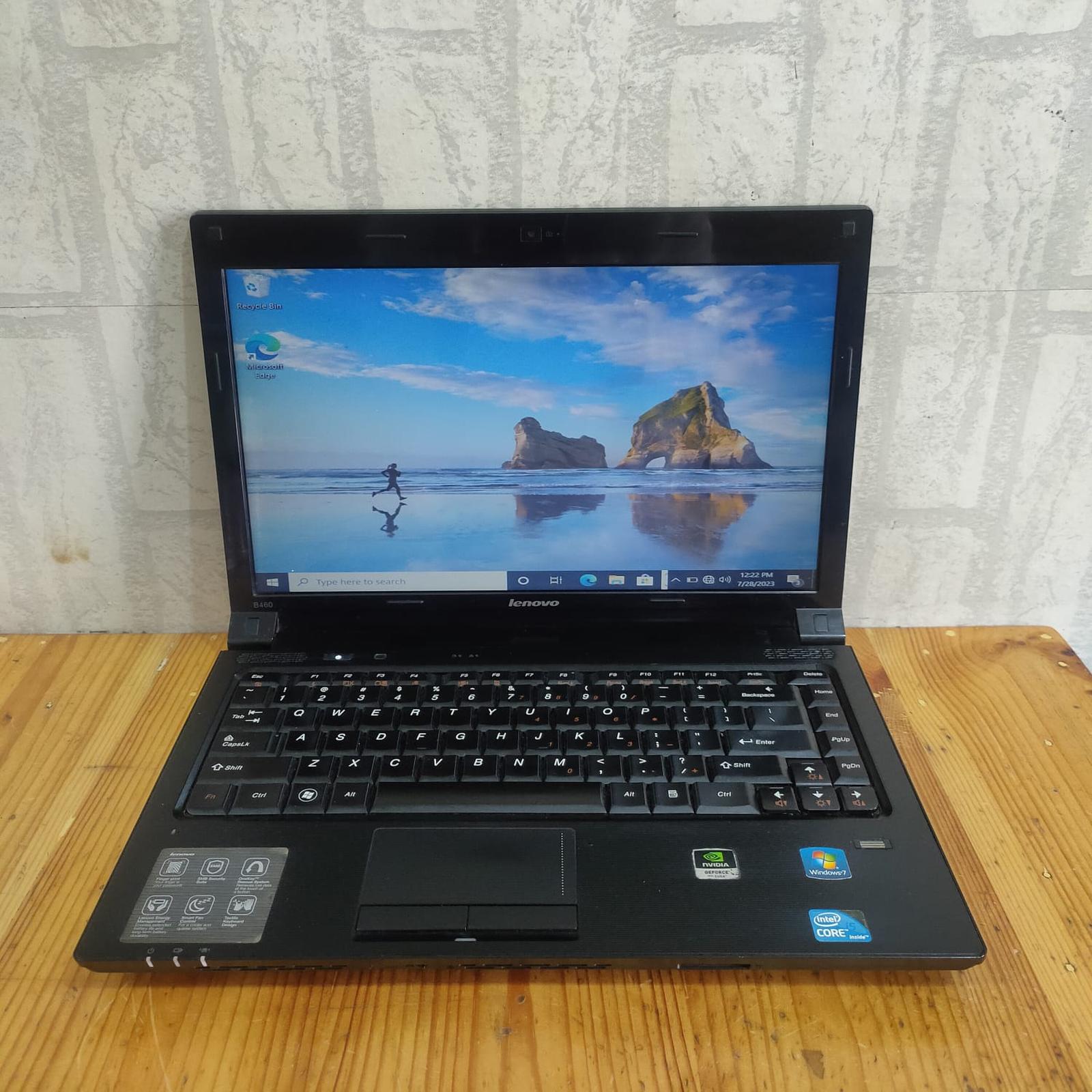 LENOVO B460 CORE i5 GEN 1 RAM 4GB HDD 500GB 2.40GHz 14" HD NVIDIA GeFo ...