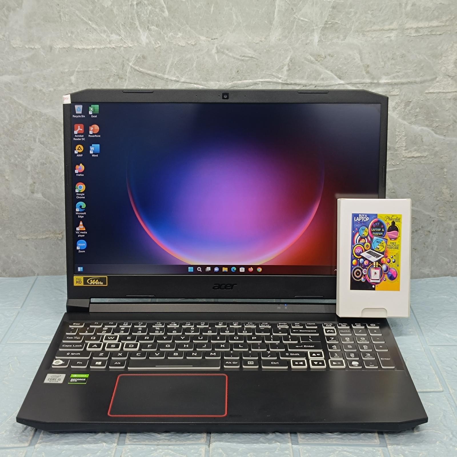 Acer Nitro AN515 i5 gen 10 GTX 1650Ti RAM 16GB / 512 GB SSD – Rimas Laptop